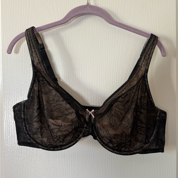 Cacique | Intimates & Sleepwear | Cacique Black Lace Underwire Bra 42d ...